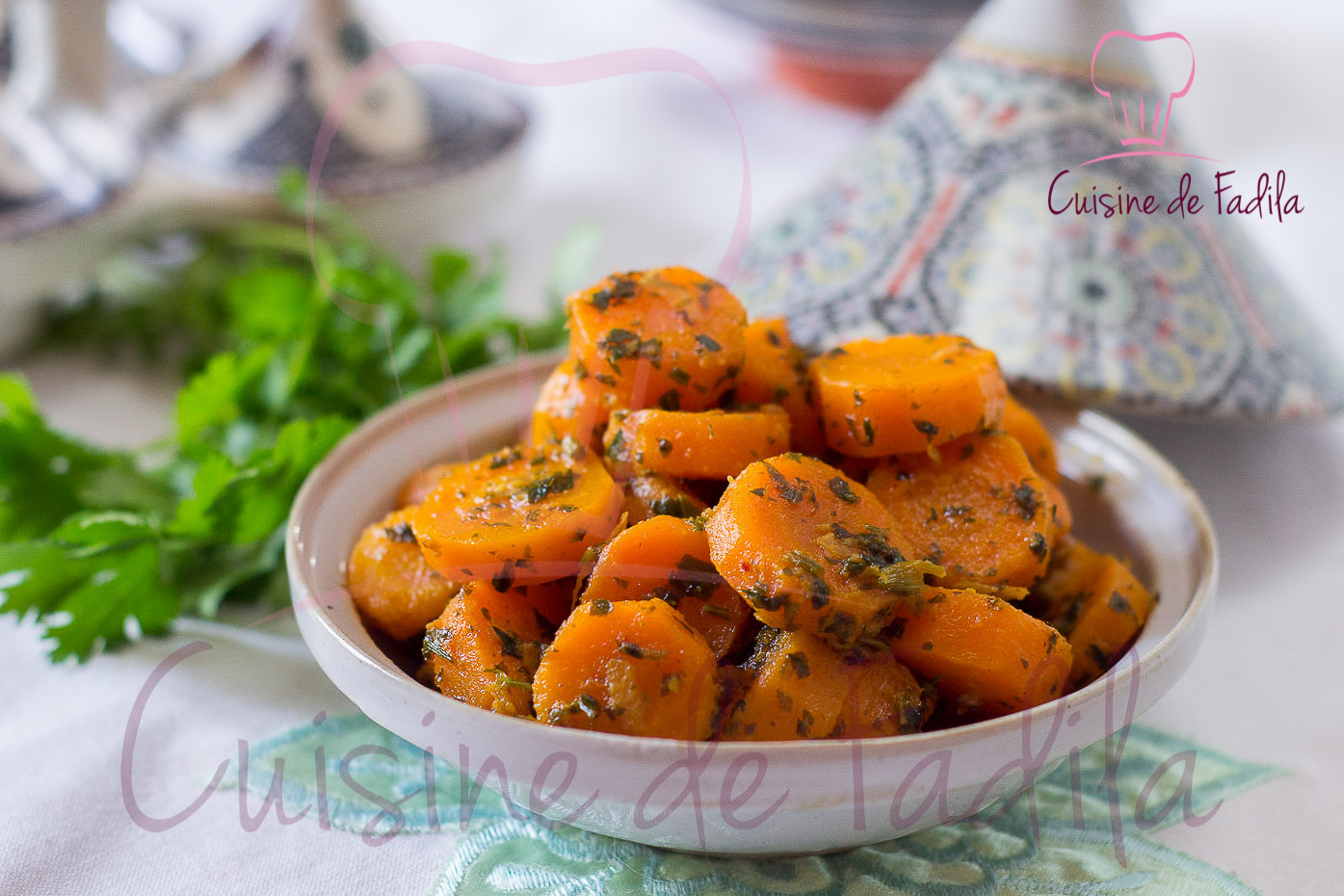 Carottes à la chermoula - cuisine de Fadila