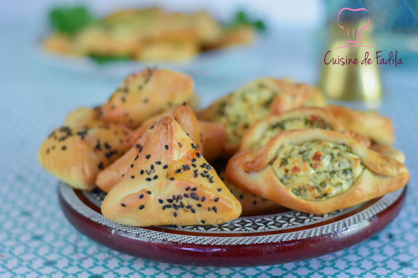 Fatayer fromage et fatayer viande hachée
