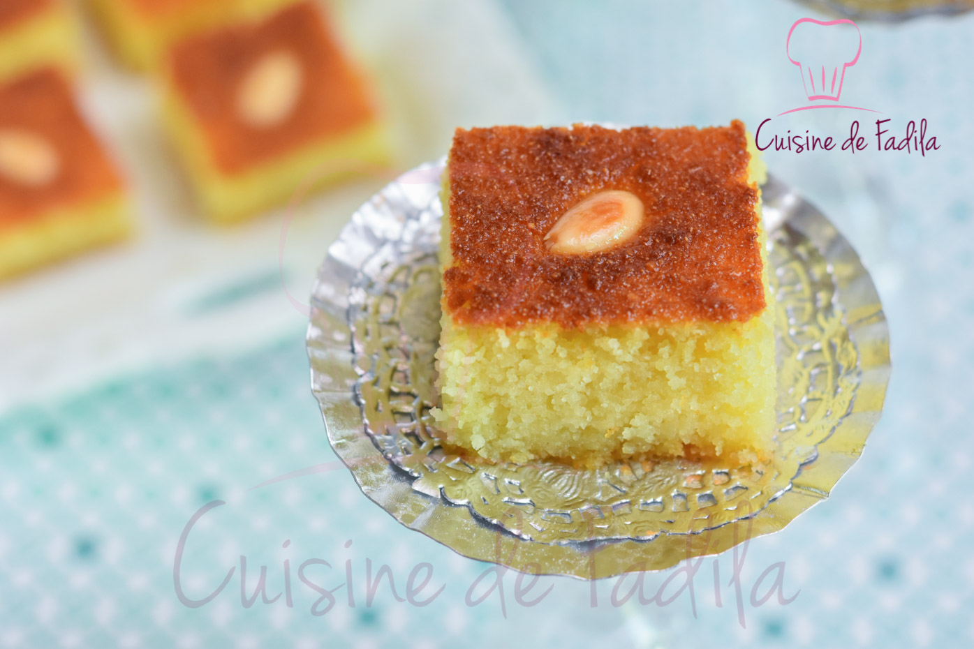 Basboussa aux amandes