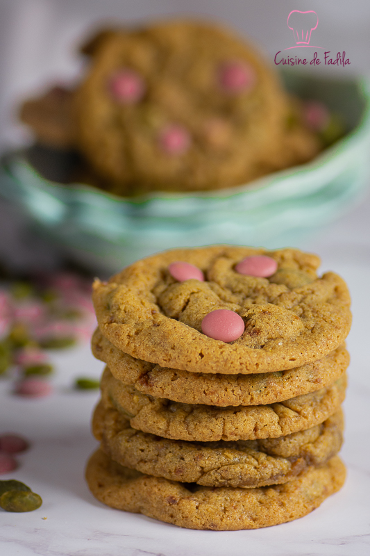 Cookies pistaches ruby - cuisine de Fadila